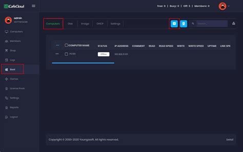 CCBoot Cloud Wiki Reset License