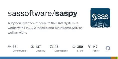 releases · sassoftware saspy · github