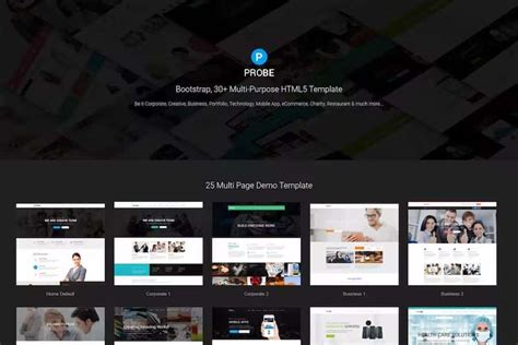 probe responsive multi purpose html5 template latest version