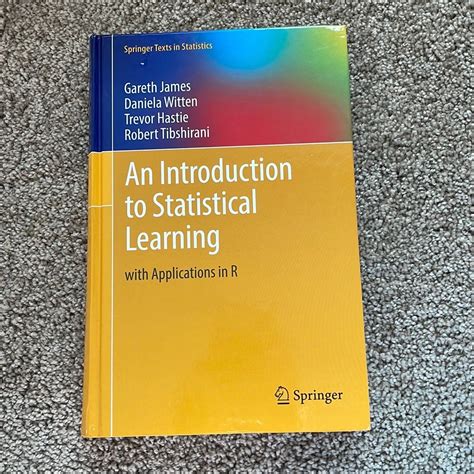An Introduction To Statistical Learning By Gareth James Hardcover Pangobooks