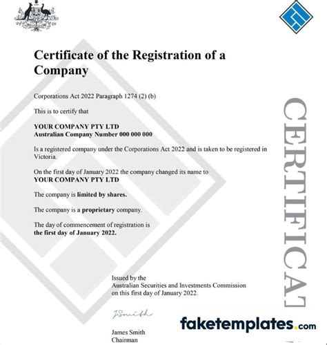 Fake Australiann Securities And Investments Commissions Asic