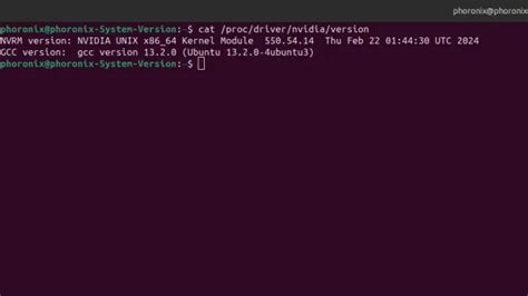 nvidia r550 linux driver s open kernel modules performing well on