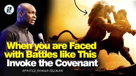 do not pray just invoke the covenant by apostle joshua selman