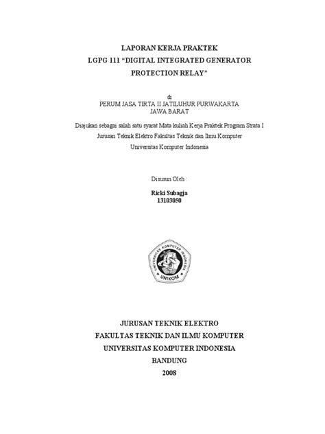 Ocr Over Current Relay Dan Gfr Ground Fault Relay Sebagai Proteksi Arus