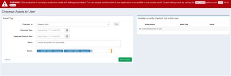 Bulk Checkout Of Assets Allows Already Allocated Assets To Be Assigned To Another User Issue