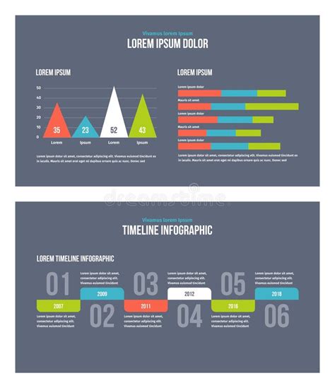 Vector Template Mobile User Interface Stock Vector Illustration Of Infographic Style 51361276