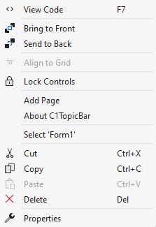 Command Context Menus ComponentOne Menus And Toolbars For WinForms