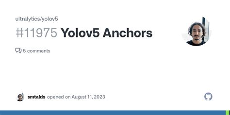 Yolov5 Anchors Issue 11975 Ultralytics Yolov5 GitHub