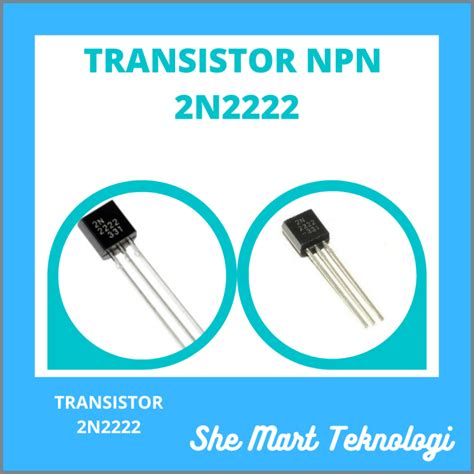 transistor npn 2n2222a 2n2222 a to 92 30v 0 6a 5pcs lazada indonesia