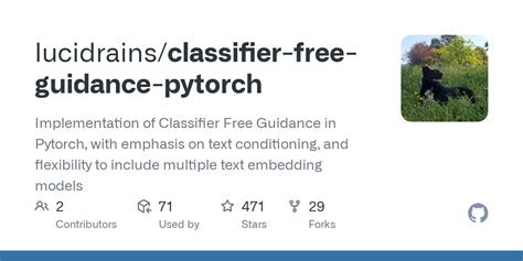 Classifier Free Guidance Pytorchclassifierfreeguidancepytorchbgepy At Main · Lucidrains