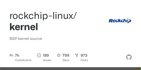 GitHub Rockchip Linux Kernel BSP Kernel Source