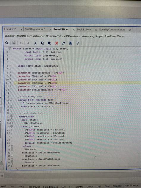 Solved Use System Verilog To Do The Code Lock2sv