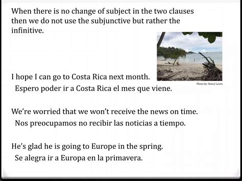 Subjunctive With Verbs Of Emotion Pptx