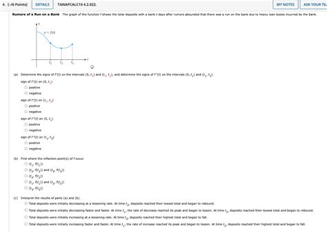 Solved A Determine The Signs Of F T On The Intervals Chegg