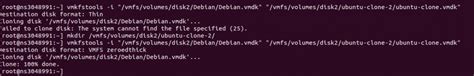 clone vm on vmware esxi using vmkfstools serverok