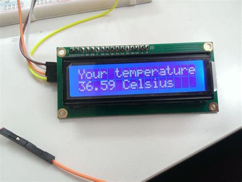 Arduino Thermometer Lcd I2c Arduino Thermometer Laboratory Idea