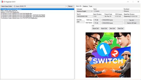 XCI Organizer Switch GameBrew XCI Organizer Switch GameBrew