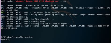 cve 2019 0708远程桌面代码执行漏洞复现 guko s blog