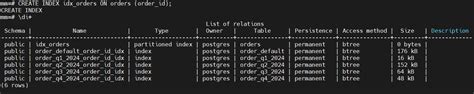 tạo index cho partitioned table trong postgresql datalinks vn