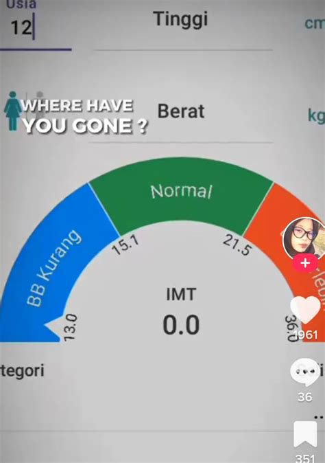 Link Kalkulator Imt Viral Hitung Mudah Berat Badan Ideal Pakai