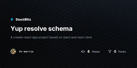 yup resolve schema stackblitz