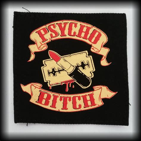 Naszywka Psycho Bitch Spirit Of Rock And Roll Secondhand And New
