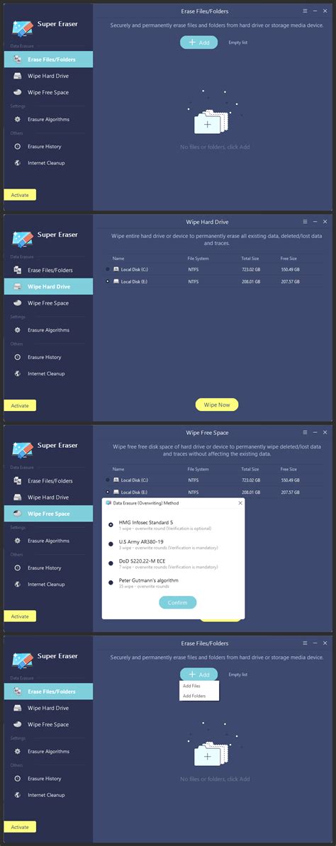 Erasure Data Deletion Software Permanently Delete Data With No Chance Of Recovery Lifetime