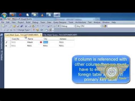 Entering Data Into Table PART-5 - YouTube