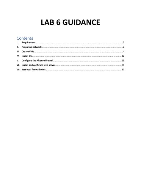 LAB Firewall Guidance LAB GUIDANCE I Studocu