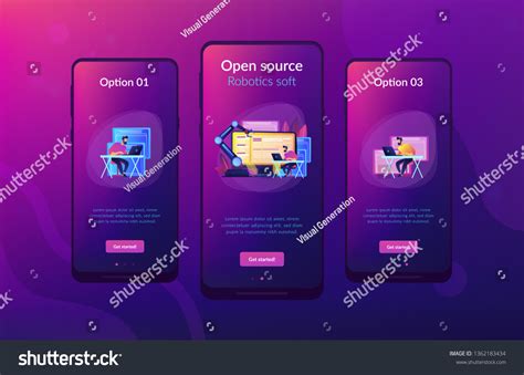 Open Automation Architecture Open Source Robotics Stock Vector Royalty Free