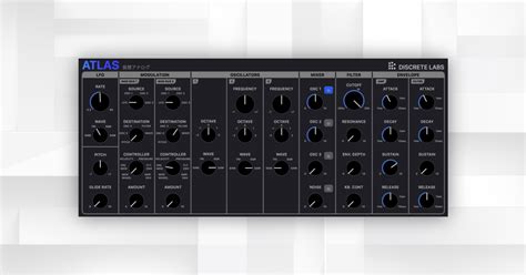 News Discrete Laboratories Launches Atlas Free Polyphonic Virtual Synth Plugin Audio Plugin Guy