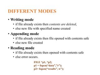 C Programming File Handling C Pptx