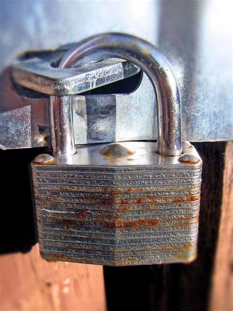 Rusty Padlock Free Stock Photo FreeImages