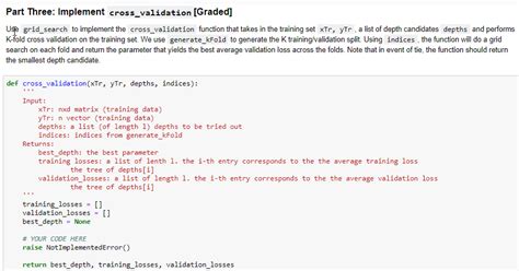 Solved Part One Implement Gridsearch Graded Implement