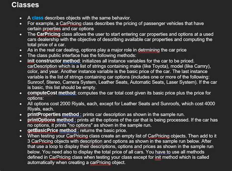 Solved Classes A Class Describes Objects With The Same