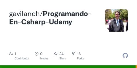 Github Gavilanchprogramando En Csharp Udemy
