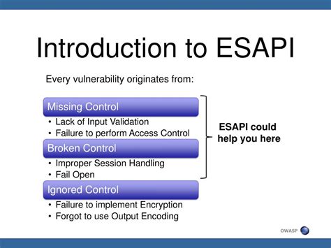 Ppt Owasp Esapi Swingset Powerpoint Presentation Free Download Id