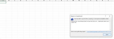 While Opening Excel File It Is Showing Recovery Error · Issue 798