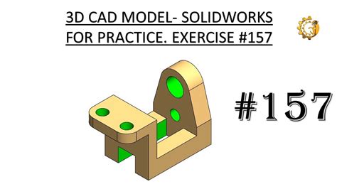 D CAD MODEL SOLIDWORKS FOR PRACTICE EXERCISE YouTube