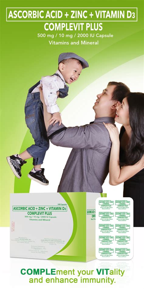 Complevit Plus Vitamin C Ascorbic Acid Zinc And Vitamin D3 I
