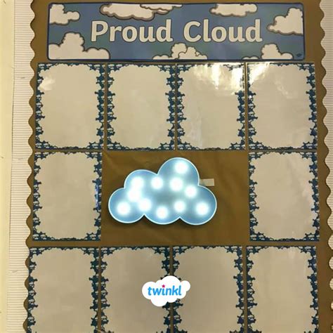 Proud Cloud Classroom Display Proud Cloud Classroom Displays Classroom Inspiration