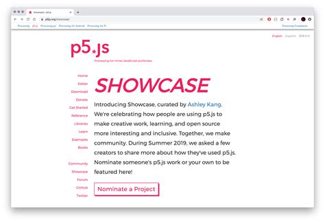 P5js 10 Is Here Processing Foundation Medium