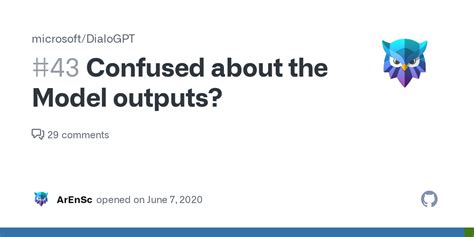 Confused About The Model Outputs · Issue 43 · Microsoftdialogpt · Github