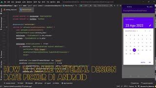How To Make Material Date Range Picker In Android With Kotlin Candra