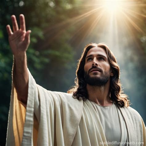 Heaven Jesus Christ And Afterlife Stable Diffusion Online