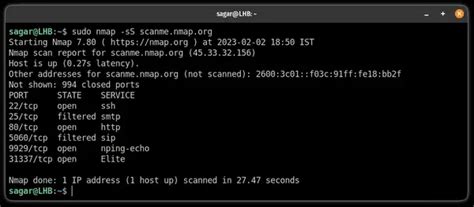 Nmap Command Examples In Linux