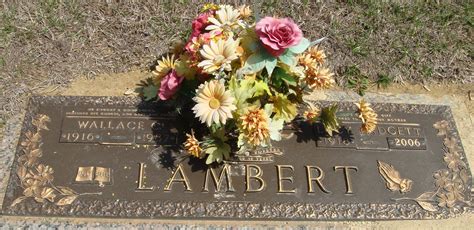 Wallace Cephus “lanky” Lambert 1916 1987 Find A Grave Memorial