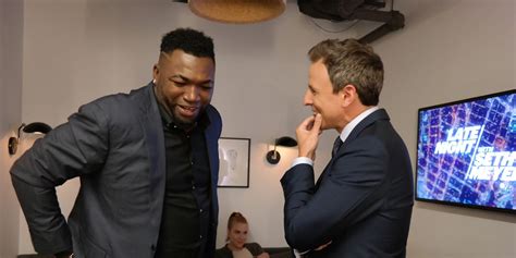 David Ortiz Was On Late Night With Seth Meyers And Shared An Unusual Fear