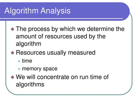 Ppt Algorithm Analysis Powerpoint Presentation Free Download Id