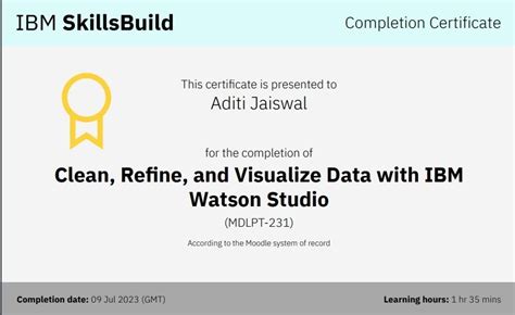 Aditi Jaiswal On Linkedin Ibmskillsbuild
